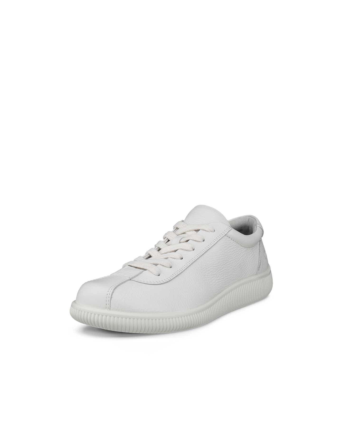 Women's ECCO® Soft Zero Leather Sneaker | White