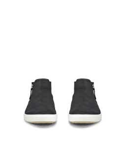 Women's ECCO® Soft 7 Nubuck Zip Bootie | Black