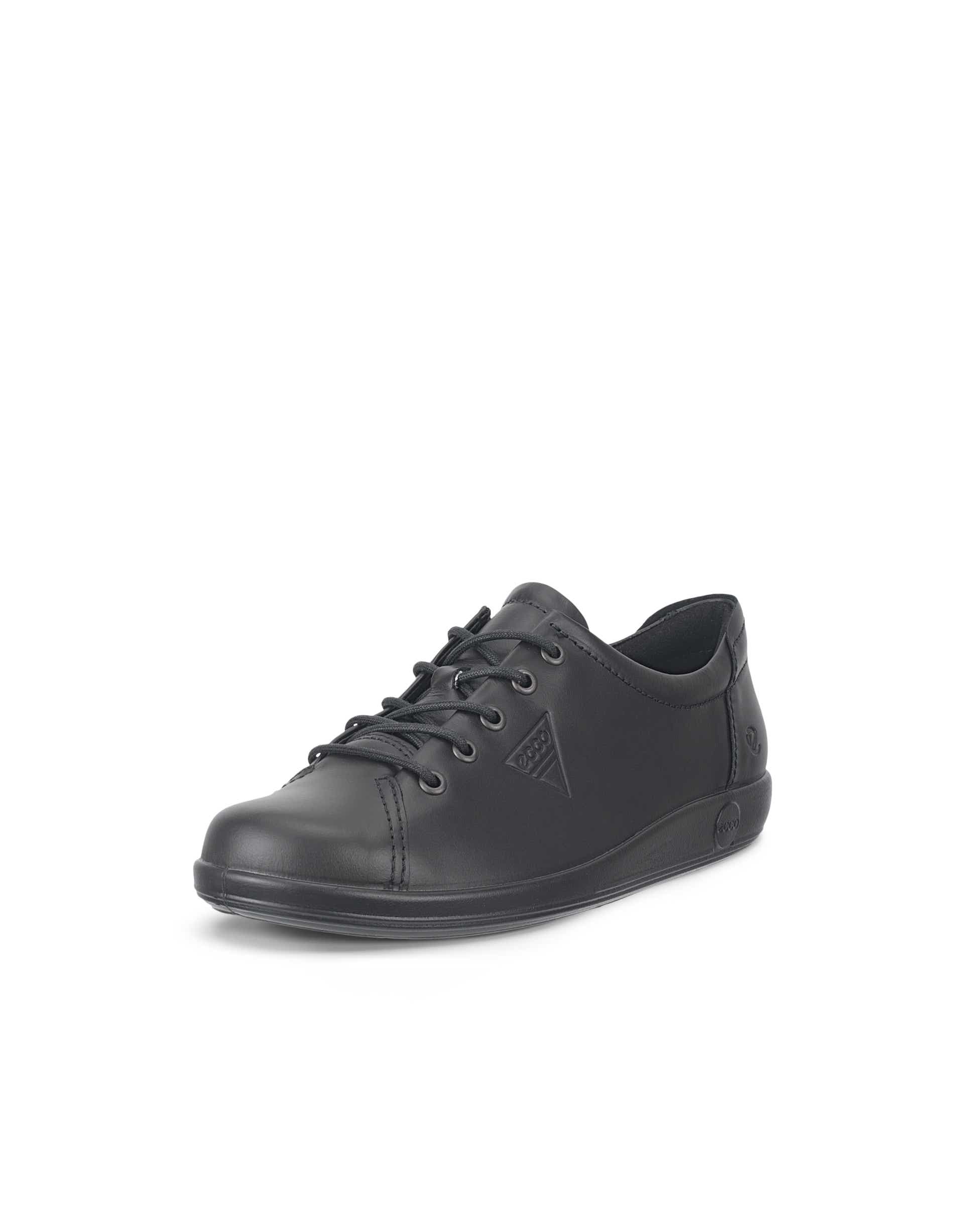 Women's ECCO® Soft 2.0 Leather Walking Shoe | Black