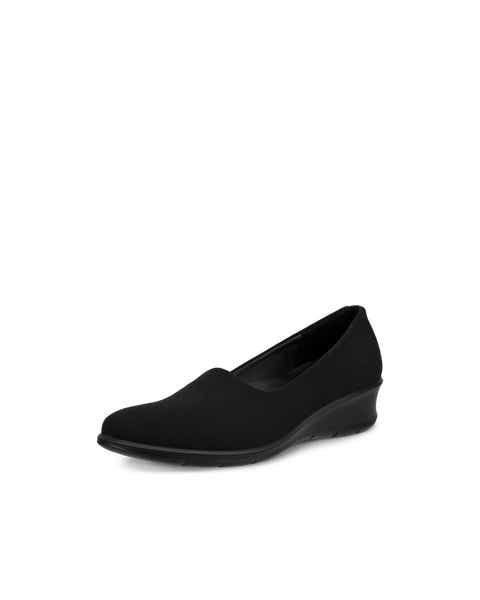 ECCO Felicia Stretch Slip On ウィメンズ テキスタイルストレッチスリッポン | ブラック