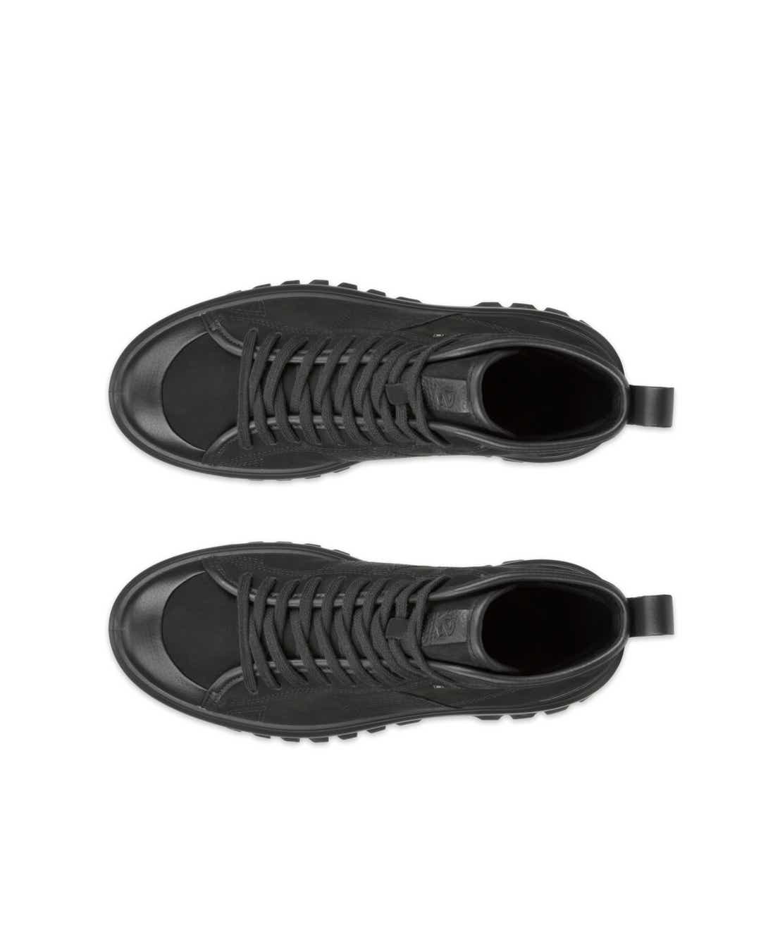 Women's ECCO® Street Ace Rugged Nubuck Gore-Tex High-Top Sneaker | Black