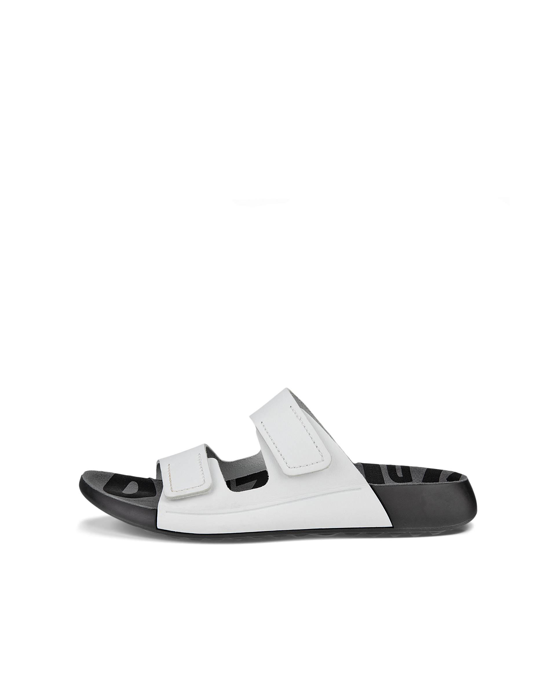 Women's ECCO® Cozmo Leather Two Strap Sandal | White