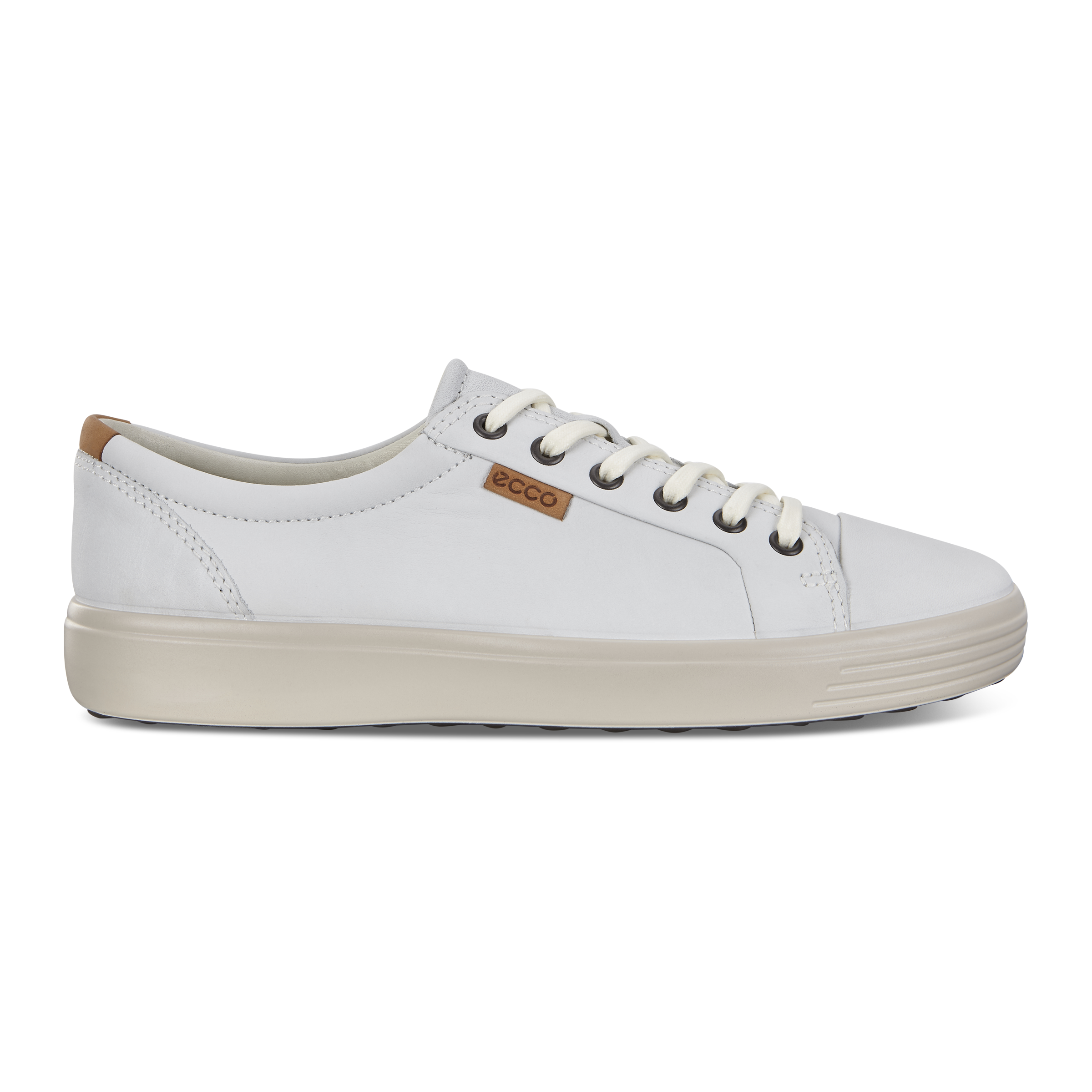 ECCO Men's Soft 7 Sneakers | White