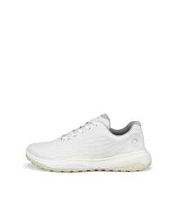 Women's ECCO® Golf LT1 Hybrid Leather Waterproof Golf Shoe | White
