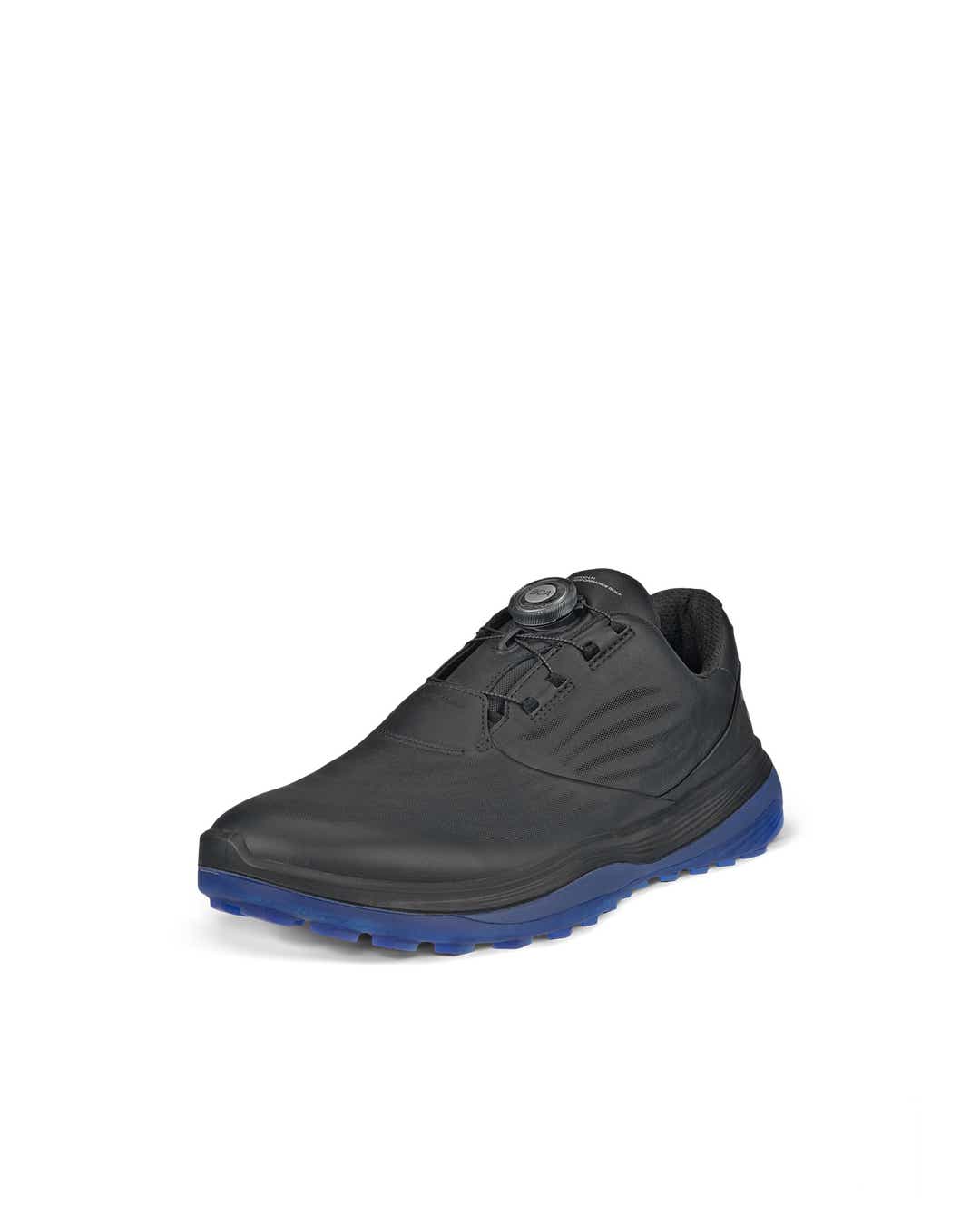 Men's ECCO® Golf LT1 Leather Waterproof Shoe | Black