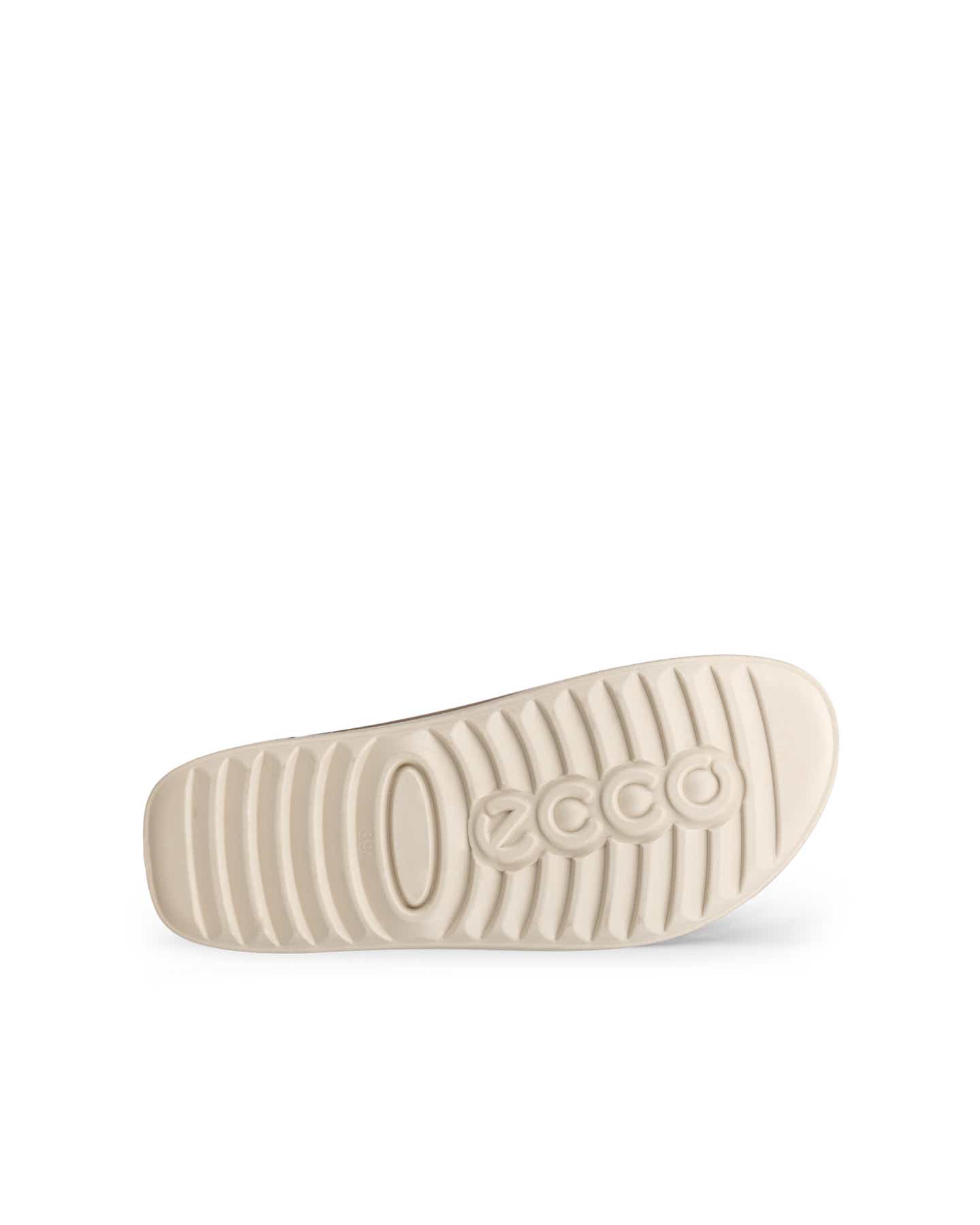 Women's ECCO® Cozmo Leather Two Strap Sandal | Beige