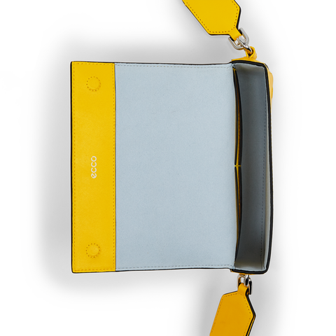 ECCO® Leather Crossbody Bag | Yellow