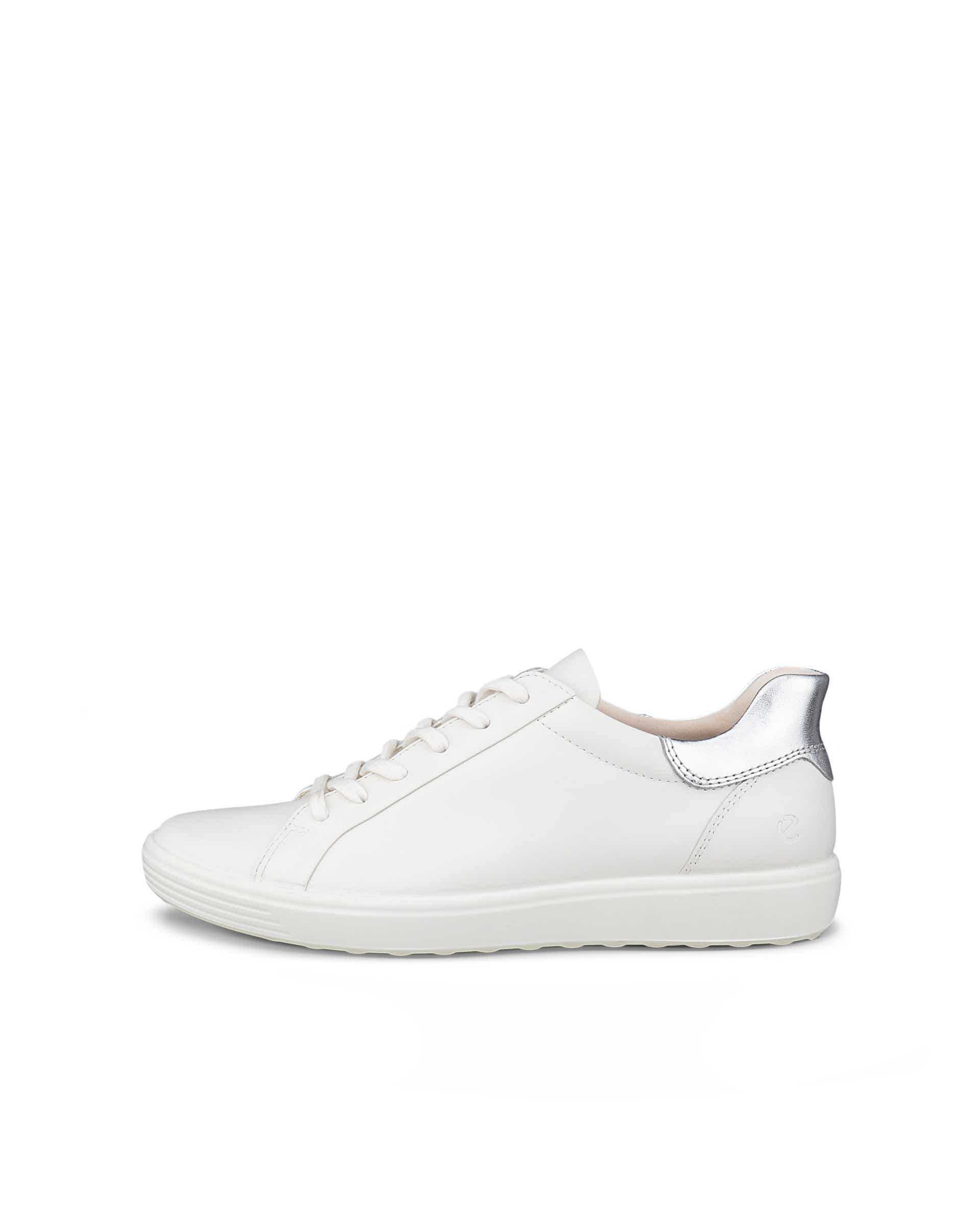 Women's ECCO® Soft 7 Leather Slip-In Sneaker | White