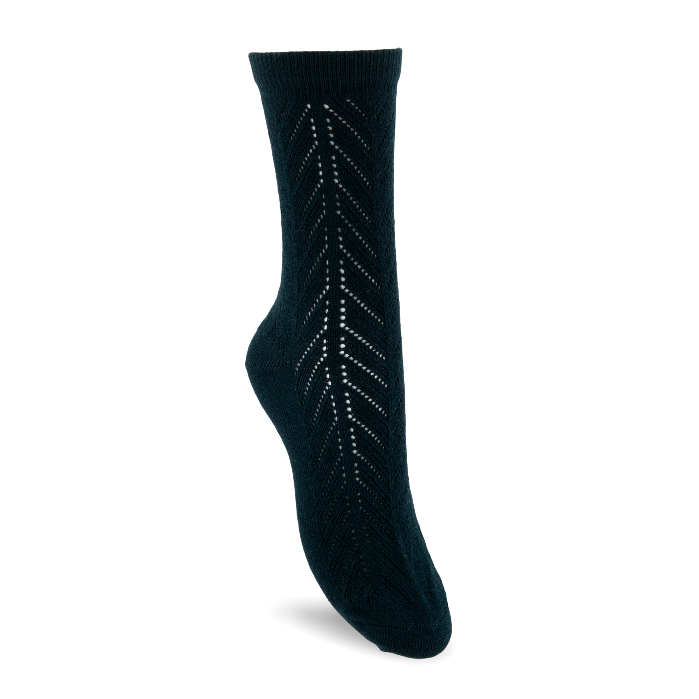 Women's ECCO® Herringbone Crew Socks | Green