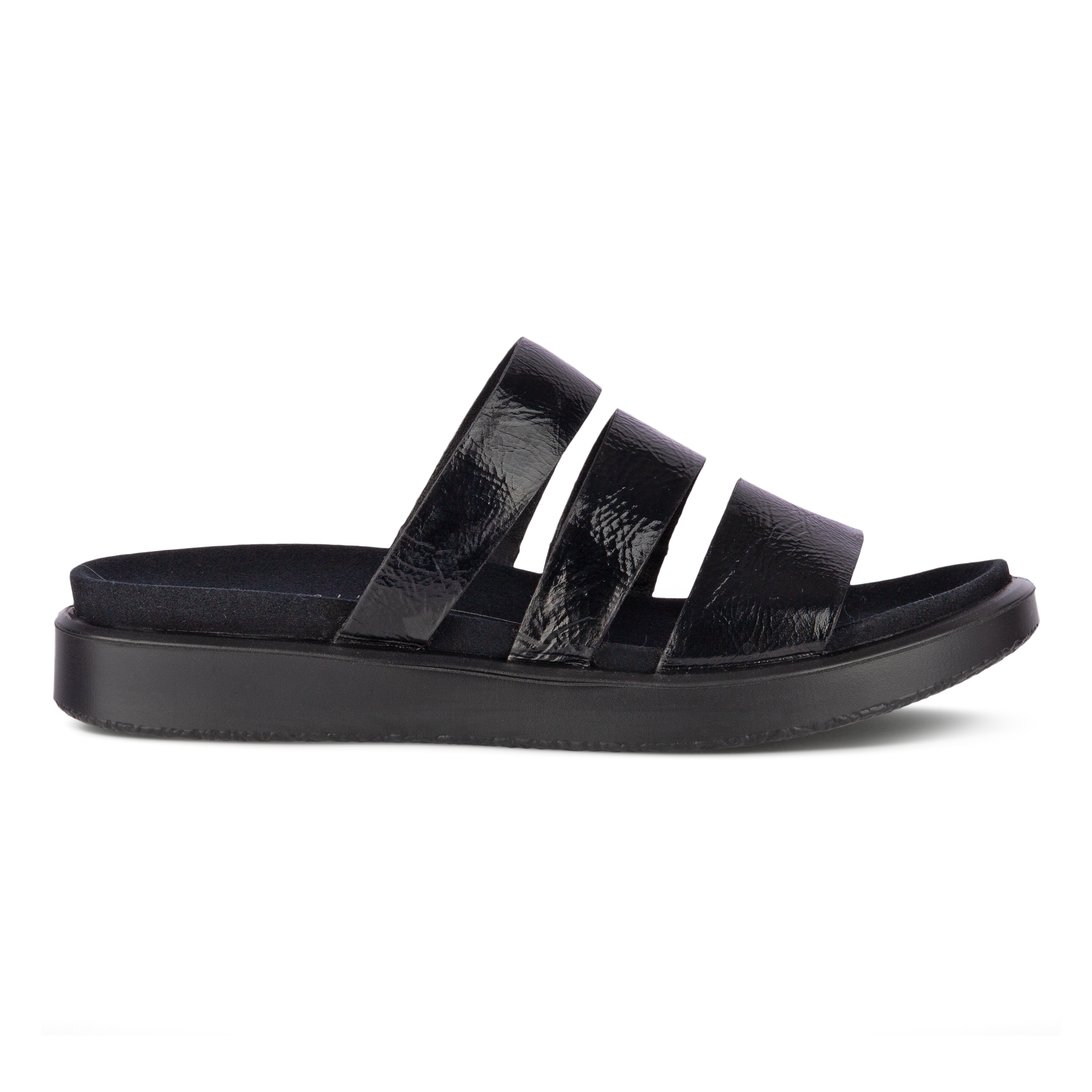 ECCO FLOWT W Flat Sandal | Black