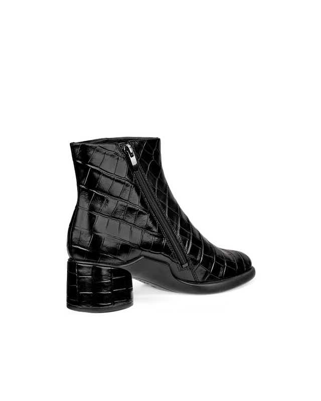 Women's ECCO® Sculpted LX 35 Leather Mid-Cut Boot | Black