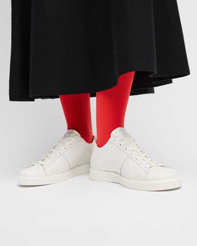 Women's ECCO® Street Lite Leather Sneaker | Black