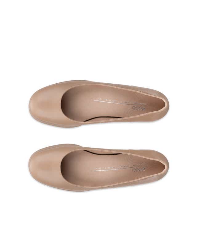 Women's ECCO® Sculpted LX Leather Ballerina | Brown
