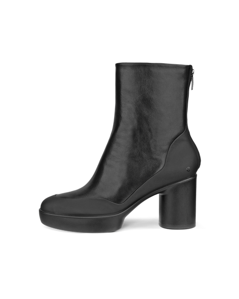 Women's ECCO® Shape Sculpted Motion 55 Leather Ankle Boot | Black