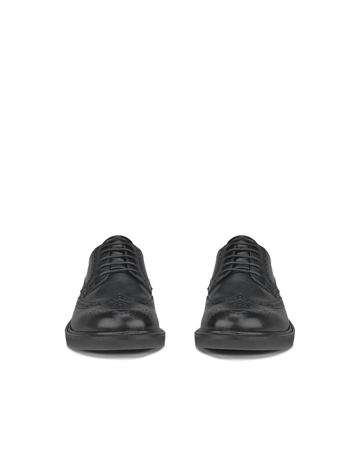 Men's ECCO® Metropole London Leather Brogue Shoe | Black