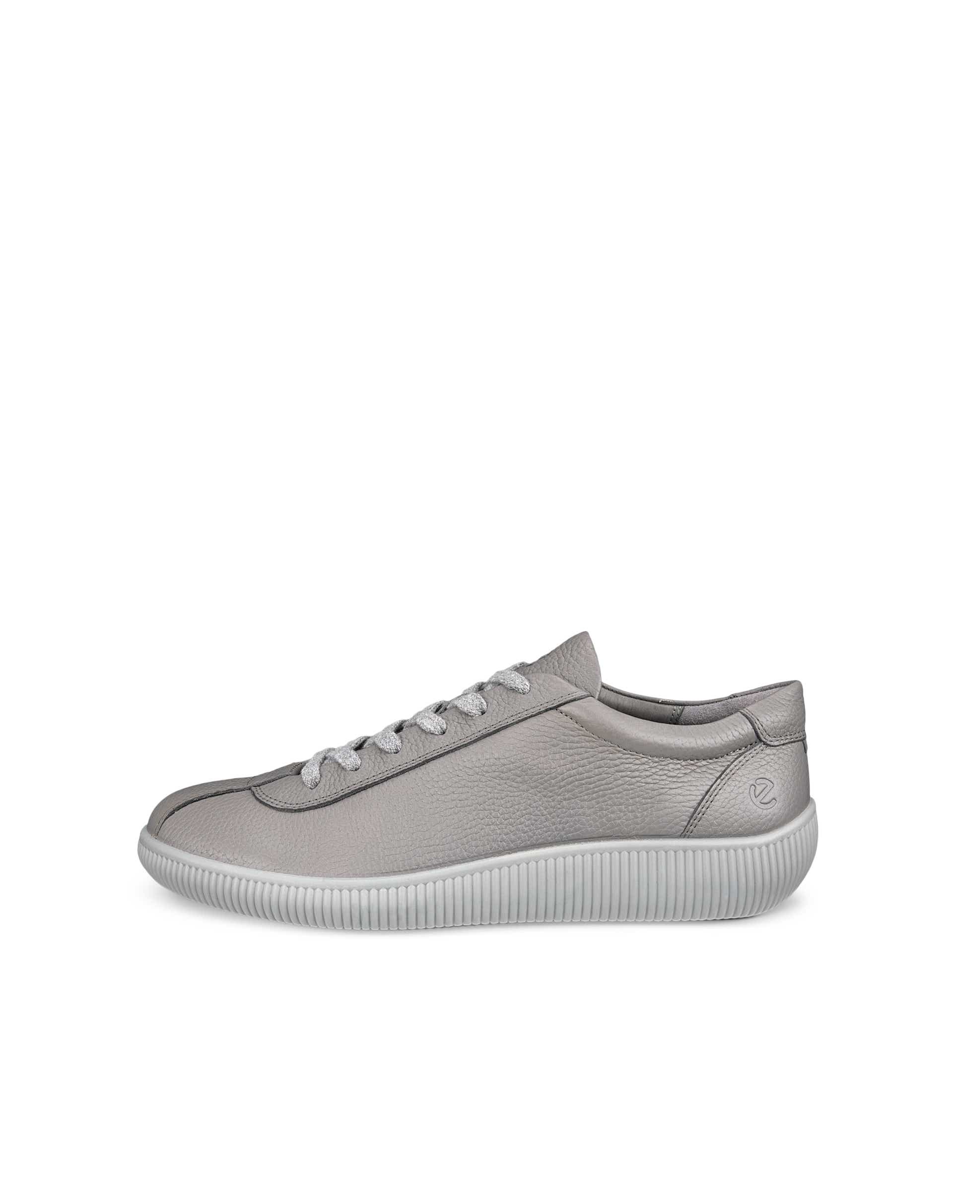 Men's ECCO® Soft Zero Leather Sneaker | Grey