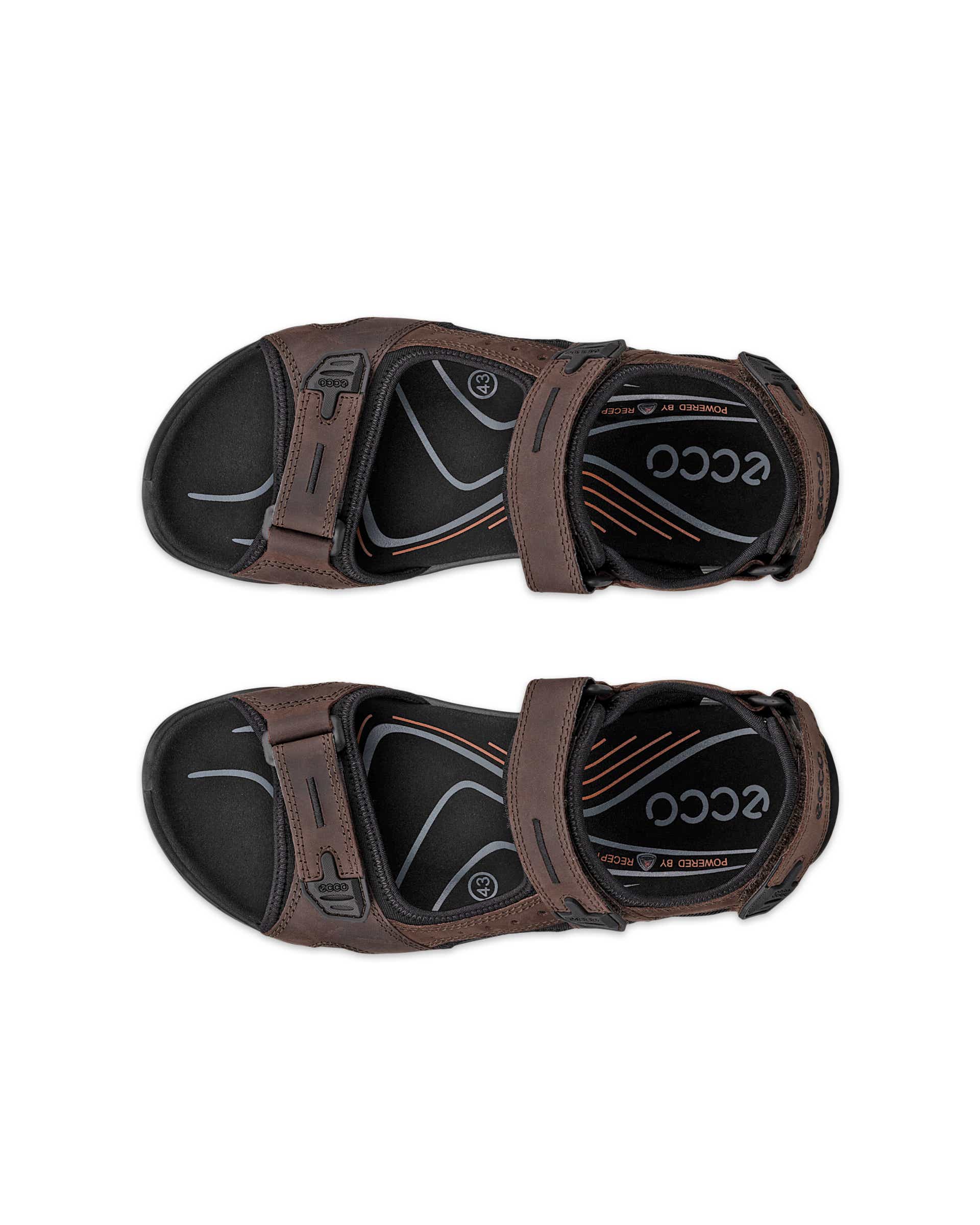 Men's ECCO® Offroad Nubuck Outdoor Sandal | Brown