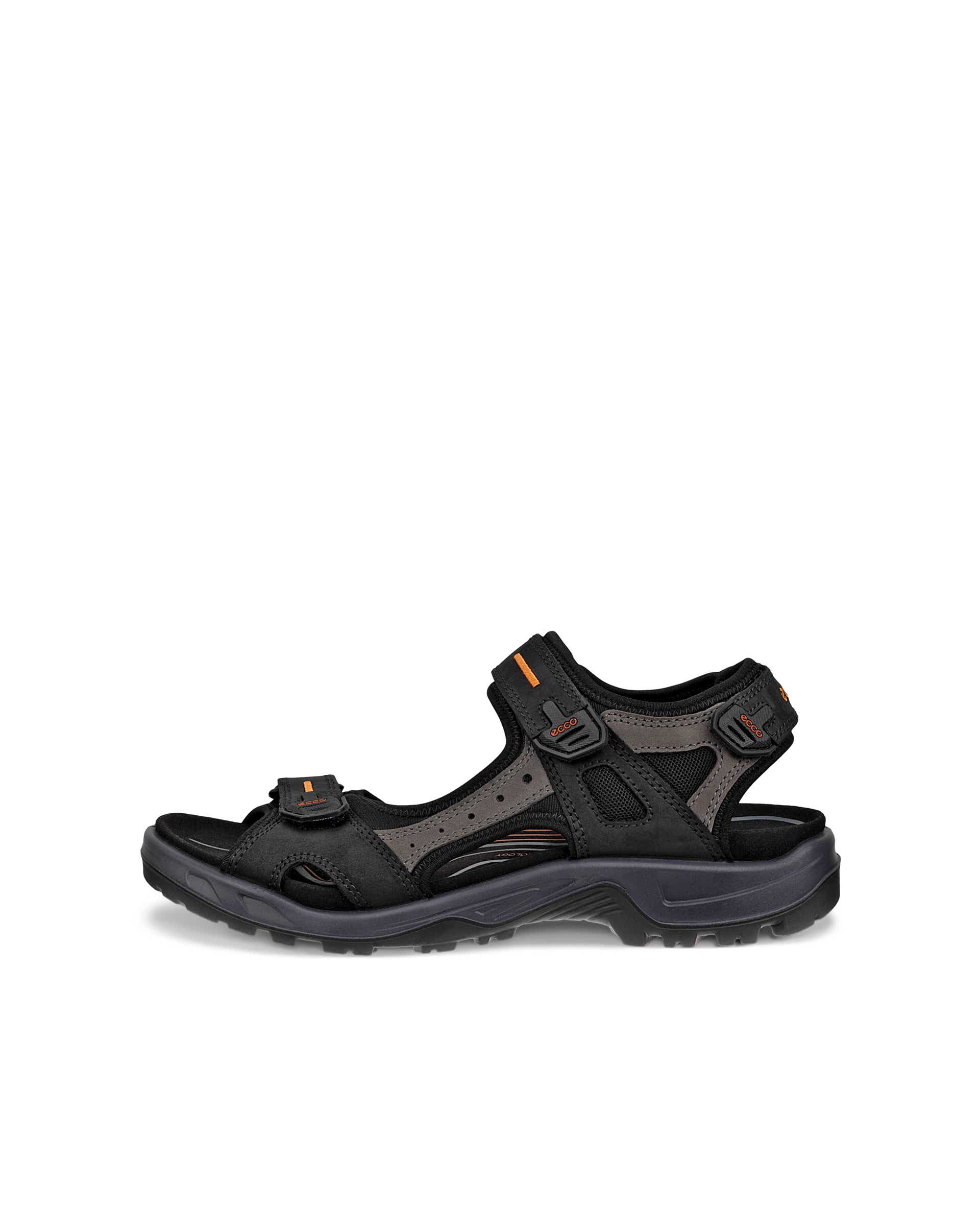 Men's ECCO® Offroad Nubuck Outdoor Sandal | Black