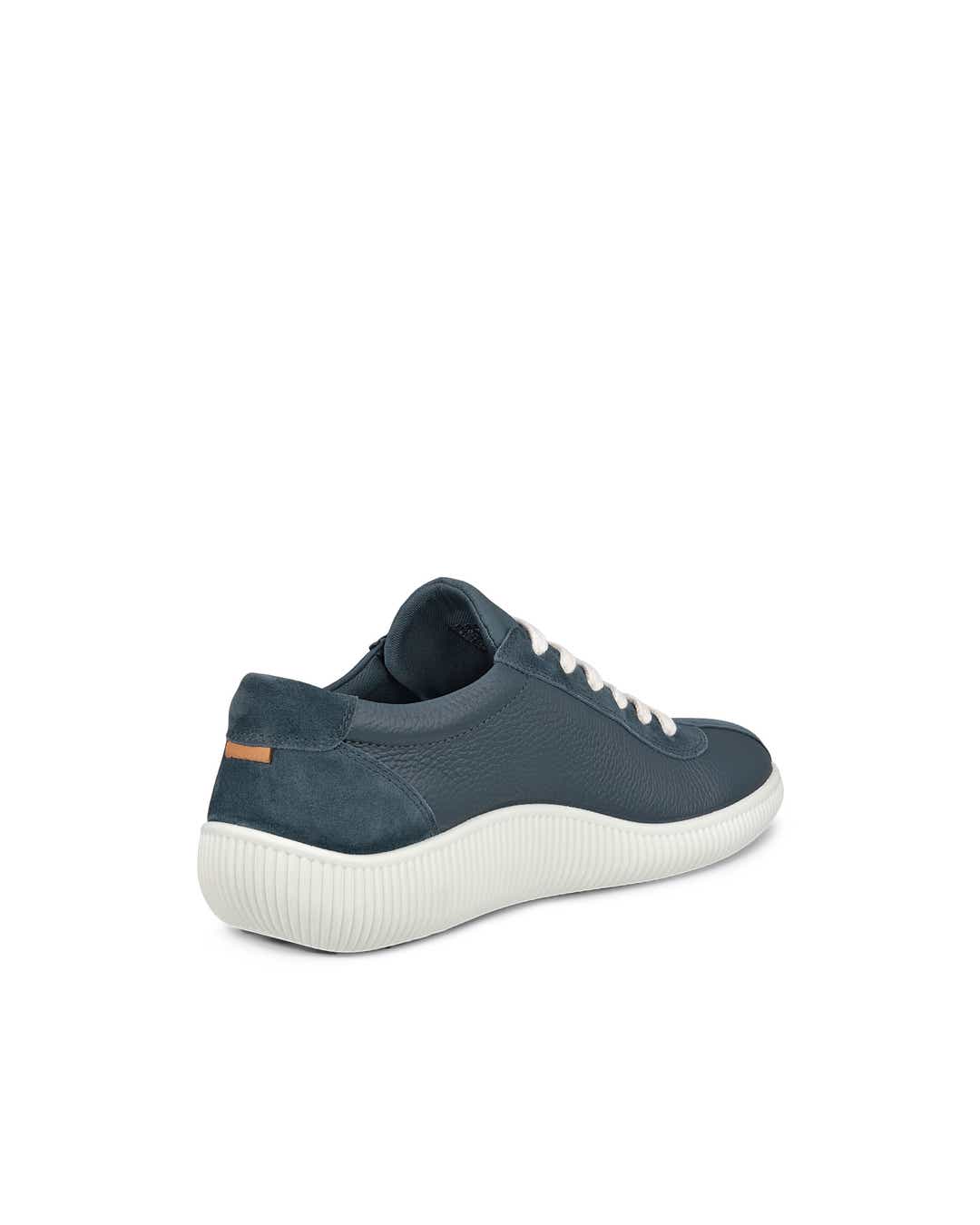Men's ECCO® Soft Zero Leather Sneaker | Blue