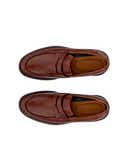 Men's ECCO® Metropole London Leather Penny Loafer | Brown