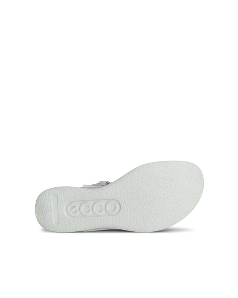 Ecco® Flowt Wedge Lx Kiiltallaga Nahast Sandaalid Naistele Valge