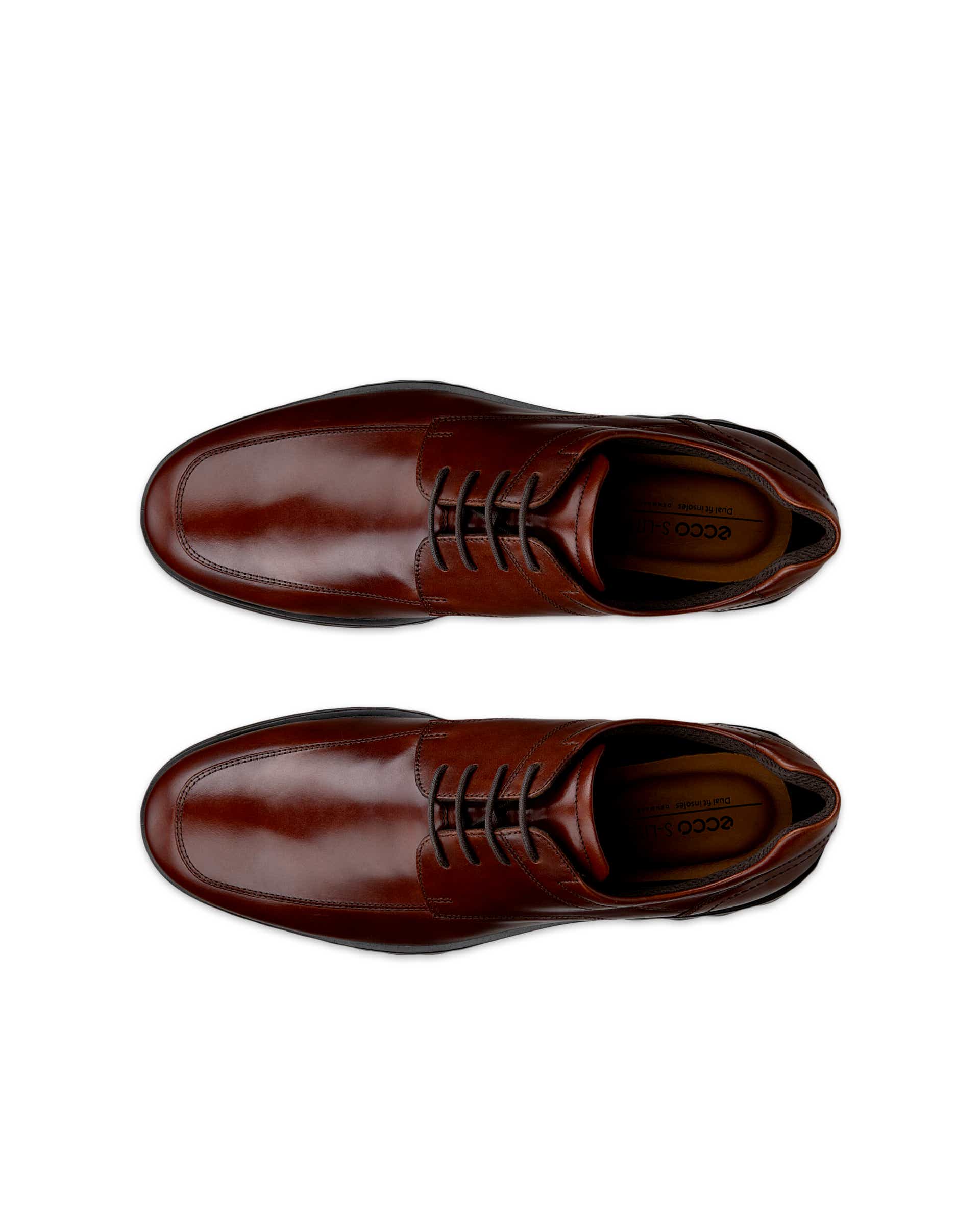 Men's ECCO® S Lite Hybrid Leather Apron Derby Shoe | Brown