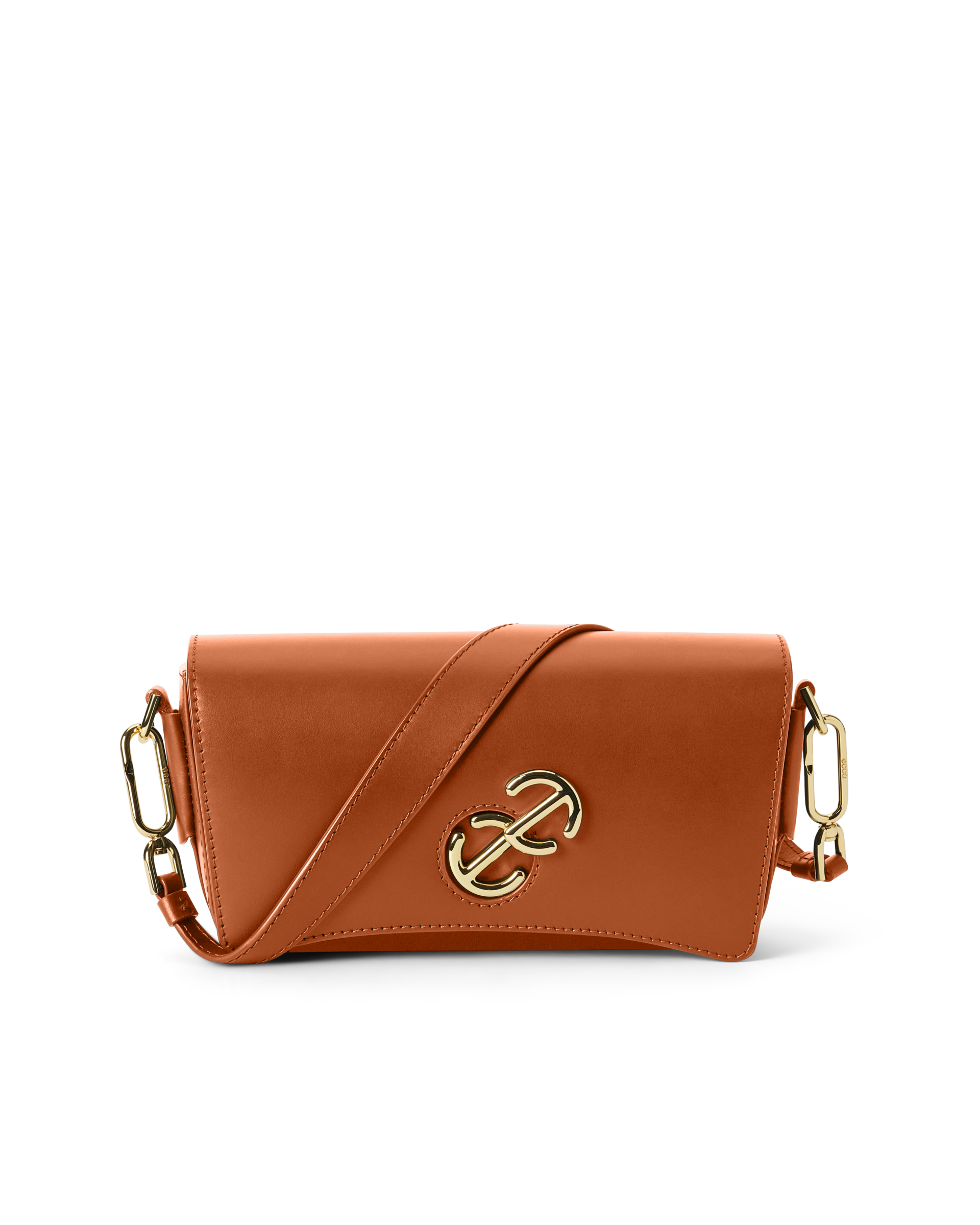 ECCO Pinch Bag M レザークロスボディバッグ | ブラウン