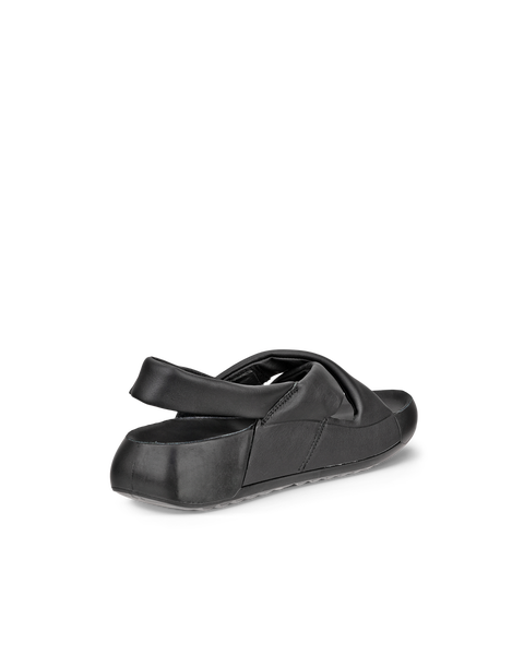 Women's ECCO® Cozmo PF Leather Sandal | Black