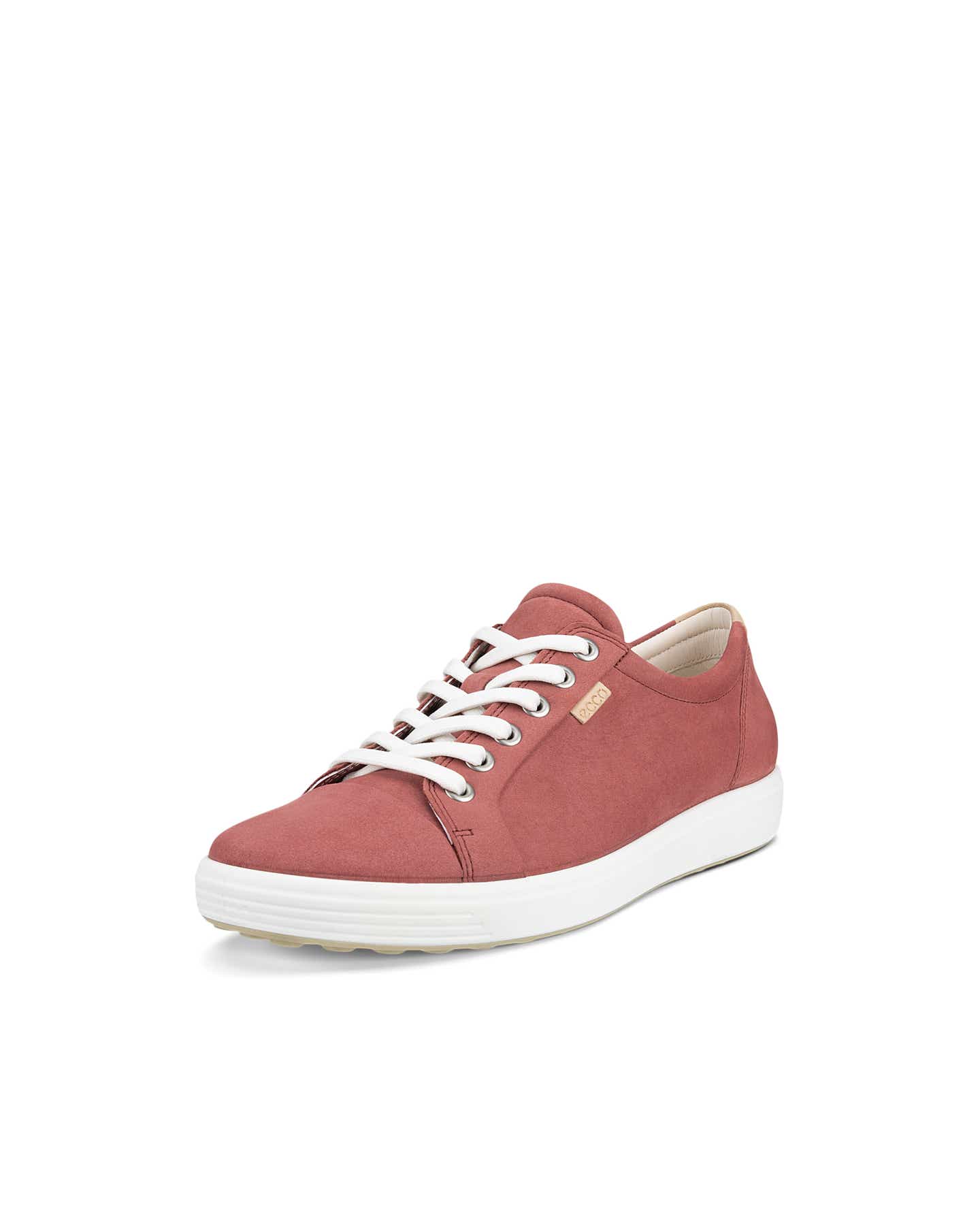 Women's ECCO® Soft 7 Nubuck Sneaker | Red