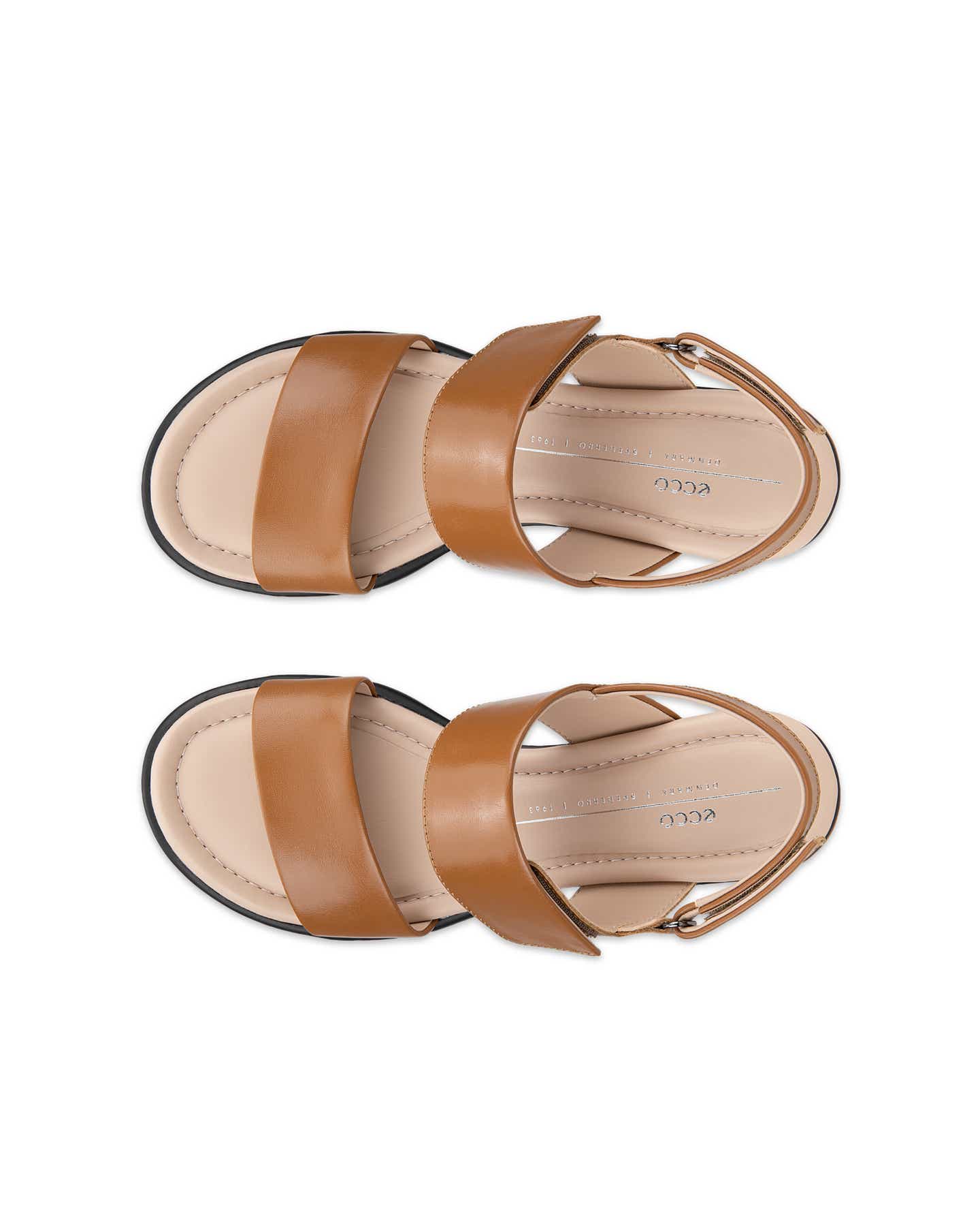 ECCO Sculpted LX 35 ウィメンズ レザーヒールサンダル | Brown