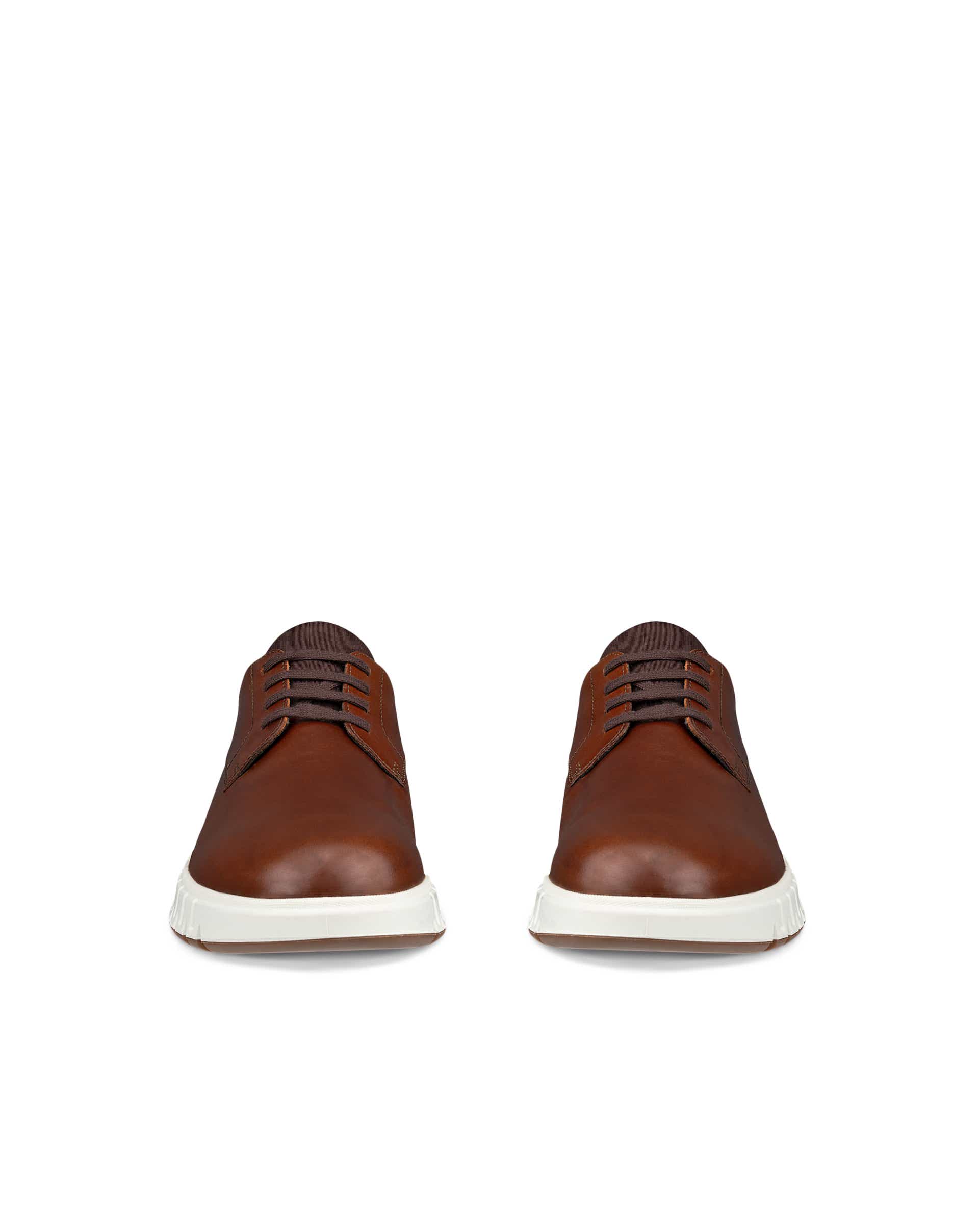 Men's ECCO® Gruuv Hybrid Leather Wingtip Shoe | Brown