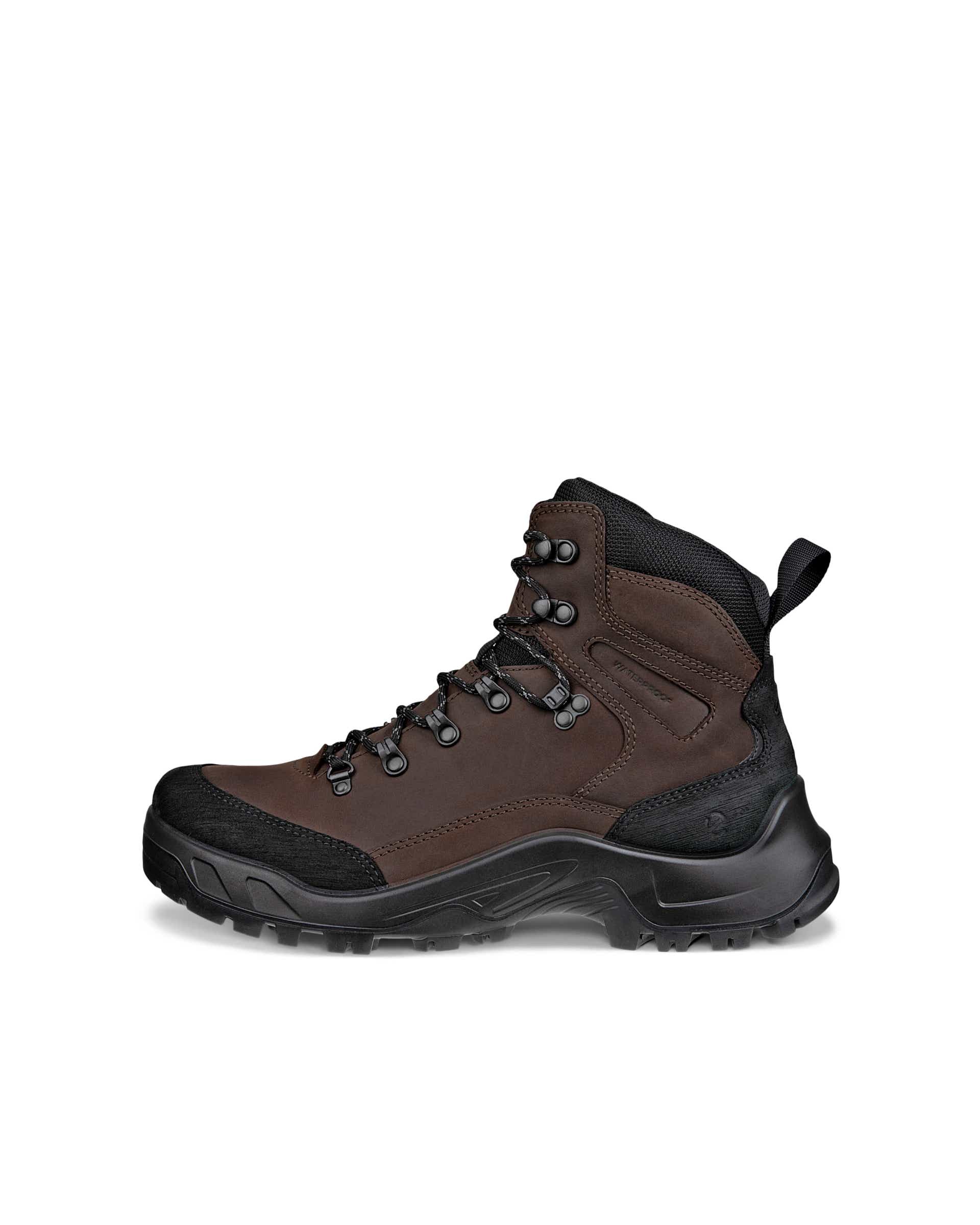 Men's ECCO® Offroad Nubuck Waterproof Mid-Cut Outdoor Boot | Brown