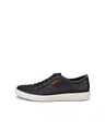 Men's ECCO® Soft 7 Leather Sneaker | Black