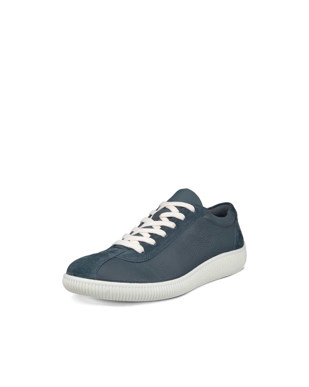 Men's ECCO® Soft Zero Leather Sneaker | Blue