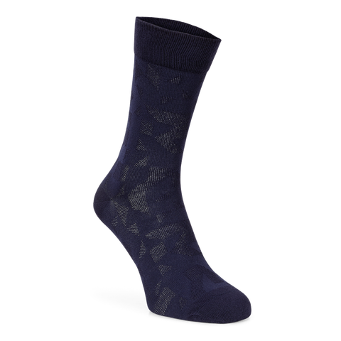 ECCO Geometrik Crew Socks | Black