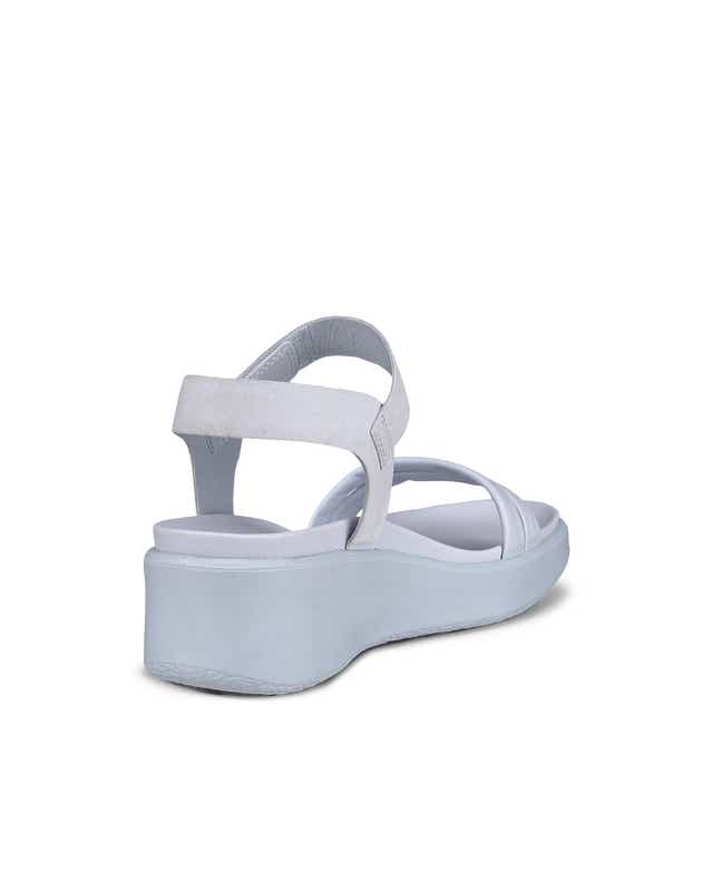 Women's ECCO® Flowt Wedge LX Leather Sandal | Blue