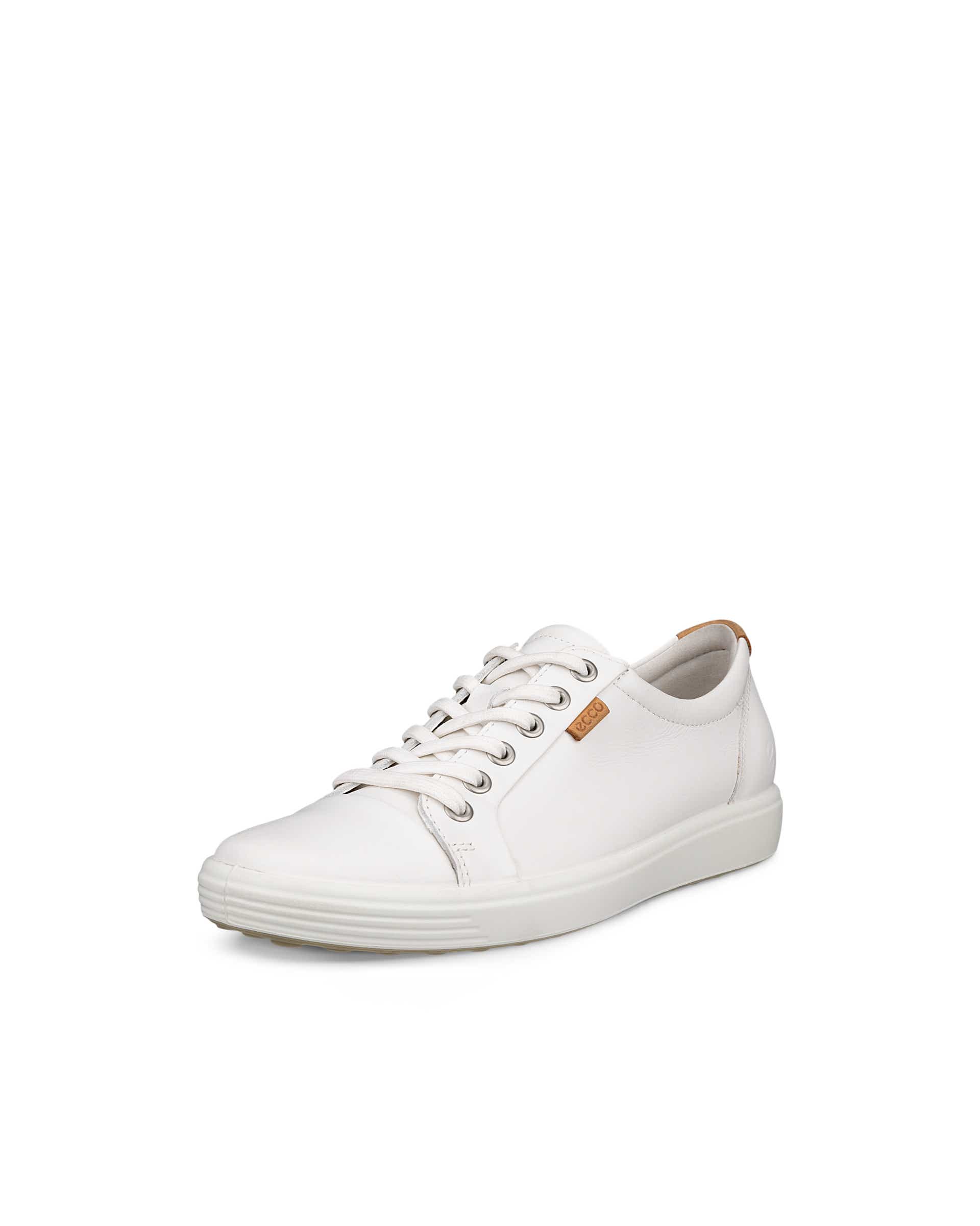 Women's ECCO® Soft 7 Leather Sneaker | White