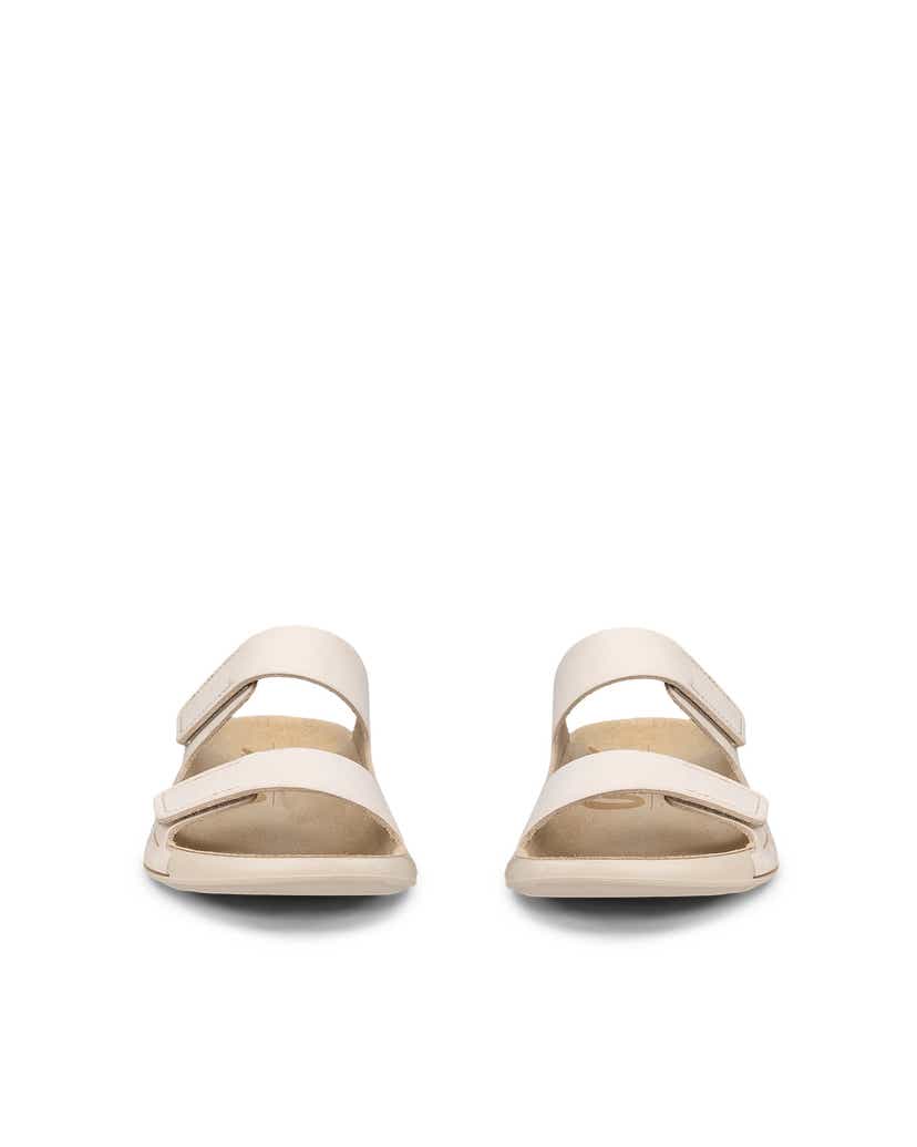 Women's ECCO® Cozmo Nubuck Two-Strap Sandal | Beige