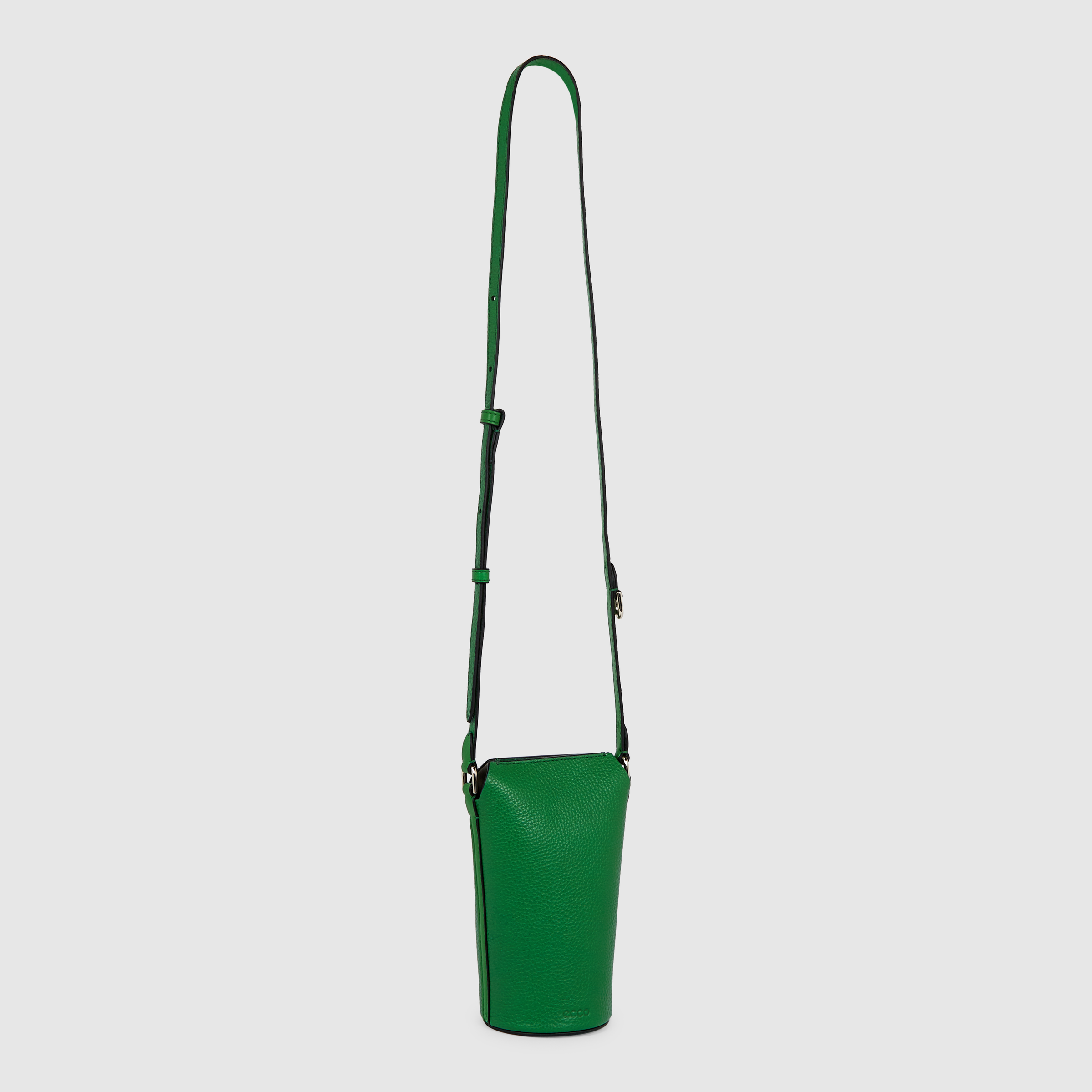 ECCO® Textureblock Pot Leather Crossbody Bag | Green
