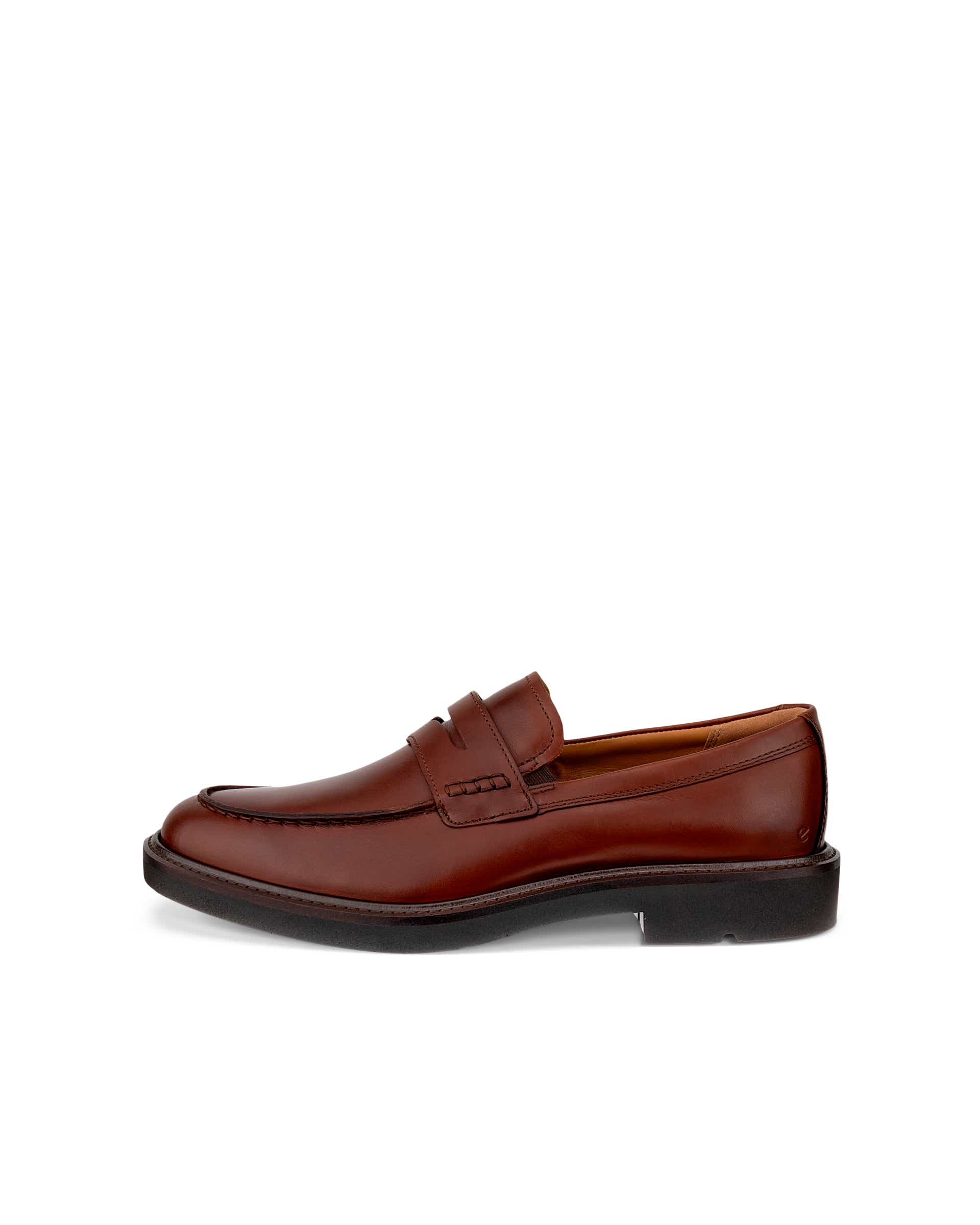 Men's ECCO® Metropole London Leather Penny Loafer | Brown
