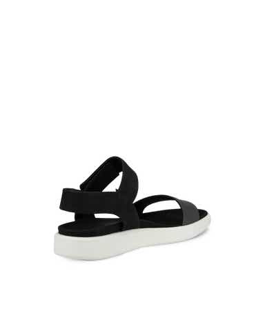 Women's ECCO® Flowt Nubuck Sandal | Black