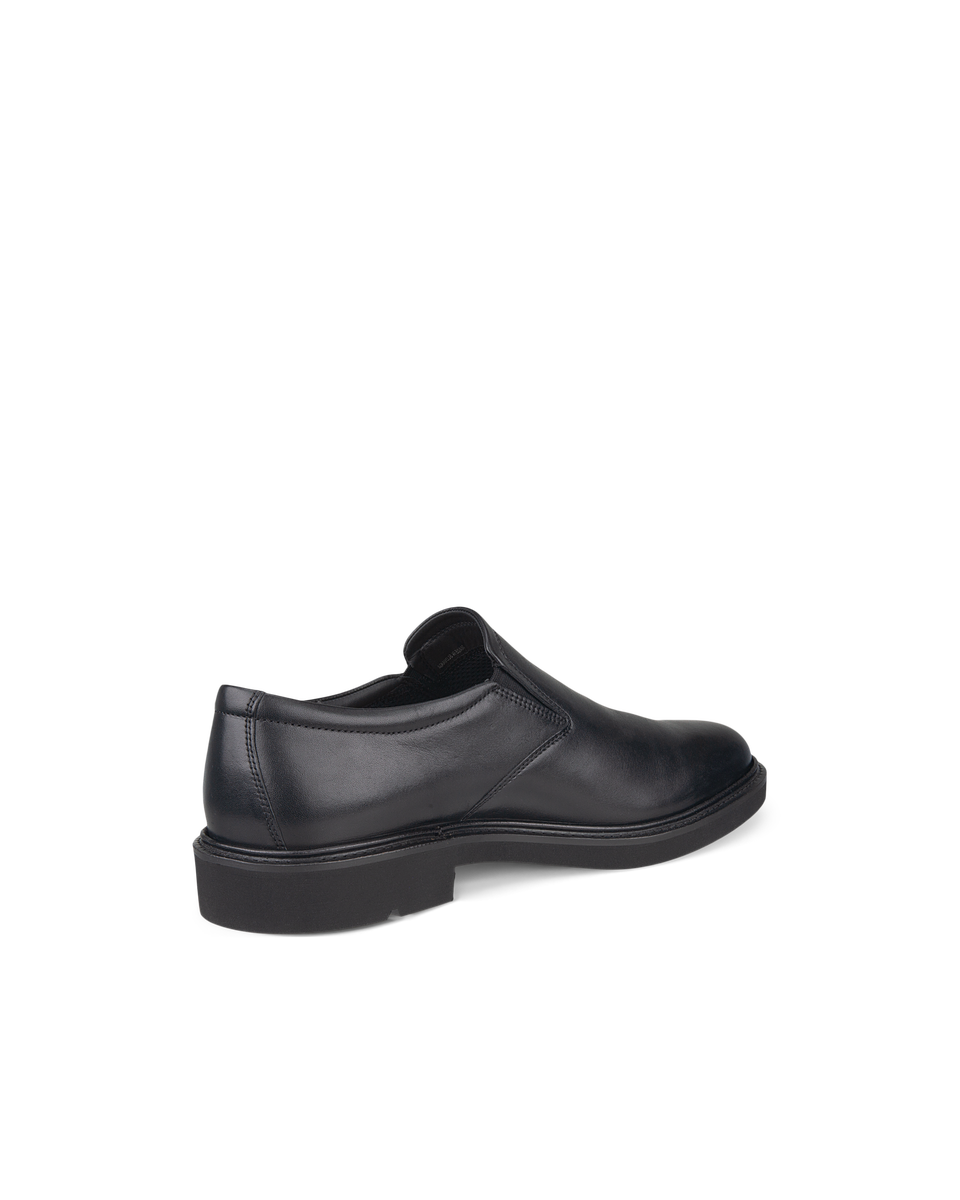 Men's ECCO® Metropole London Leather Slip-On Dress Shoe | Black