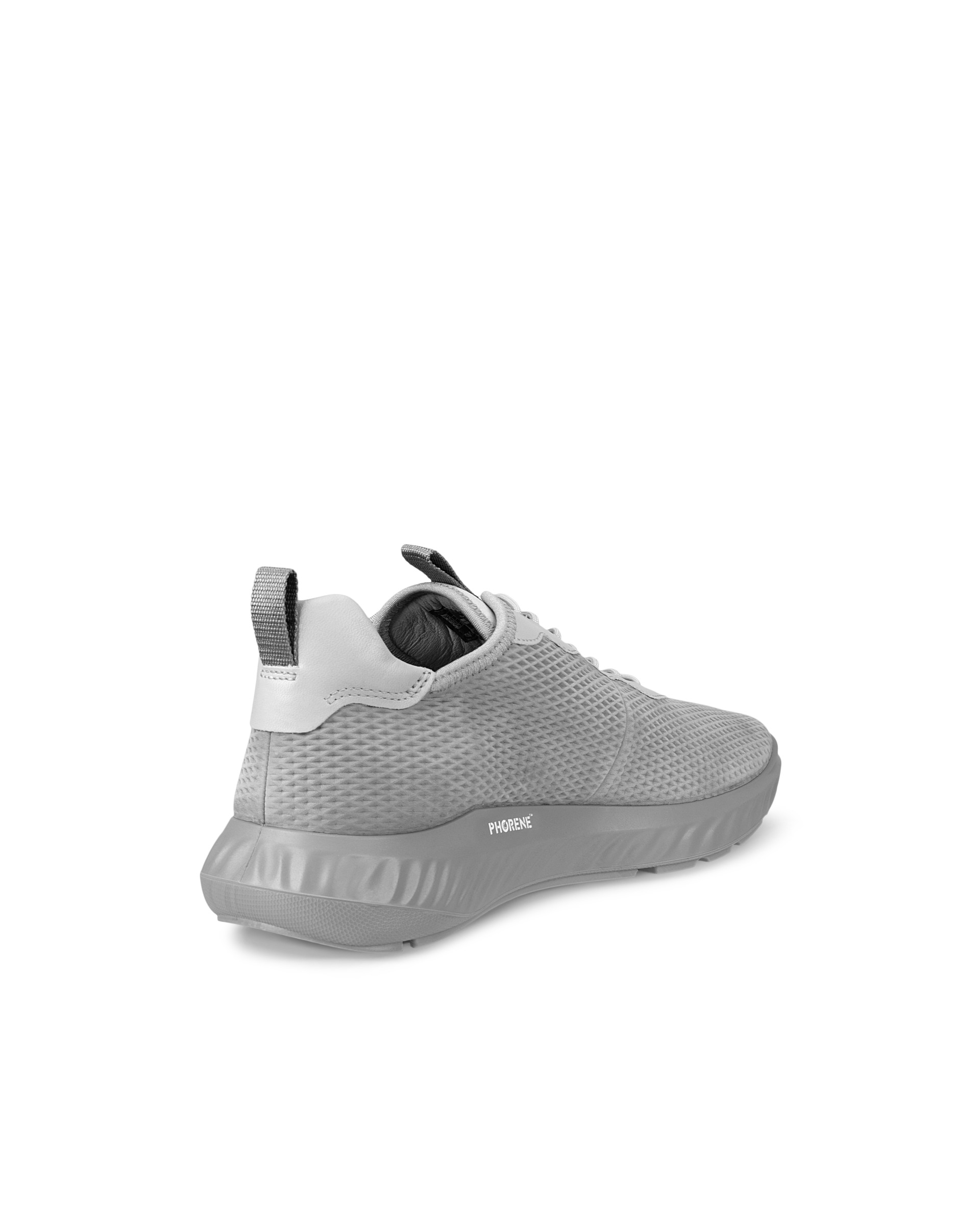 ECCO Men's Ath-1F Street Style Leather Sneakers | Grey