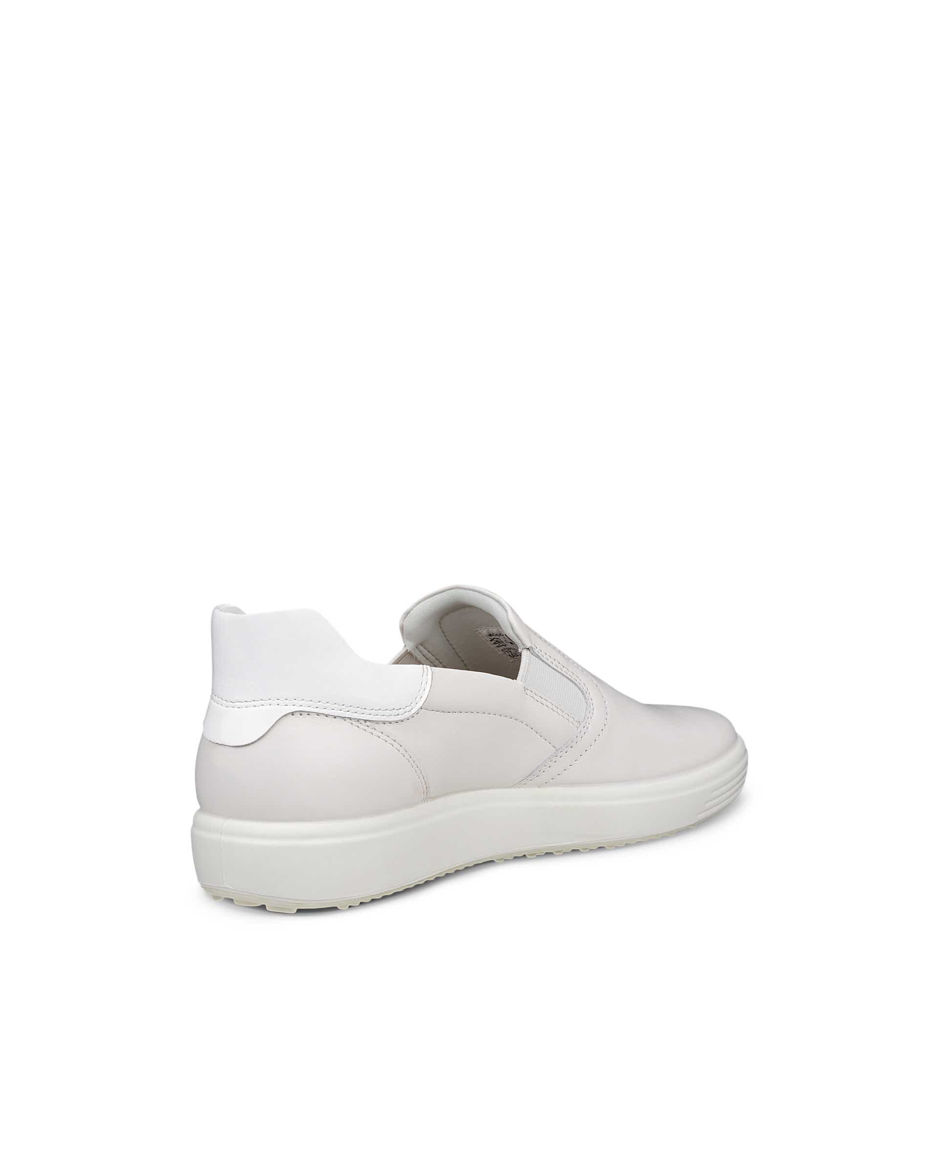 Women's ECCO® Soft 7 Leather Slip-In Shoe | White
