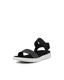 Women's ECCO® Flowt Nubuck Sandal | Black
