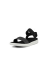 Women's ECCO® Flowt Nubuck Sandal | Black