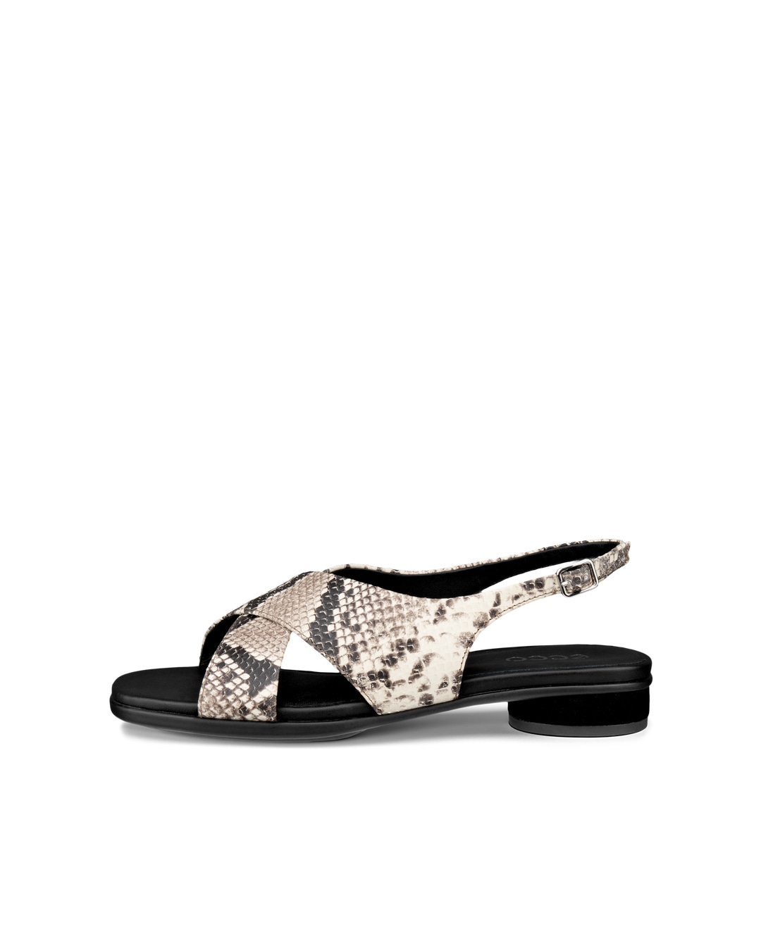 Women's ECCO® Sculpted Alba 25 Leather Heeled Slingback Sandal | Black