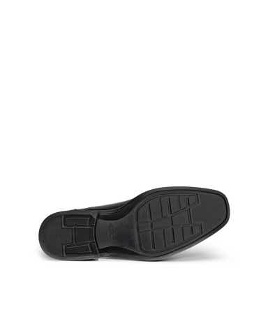 Men's ECCO® Metropole Milan Leather Slip-On Derby Shoe | Black