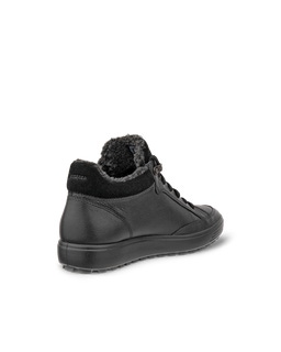 Women's ECCO® Soft 7 Tred Nubuck Gore-Tex Mid-Cut Boot | Black