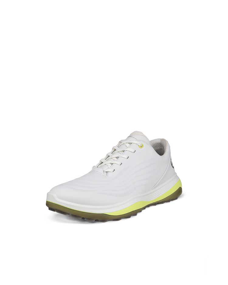 Men's ECCO® Golf LT1 Leather Waterproof Shoe | White